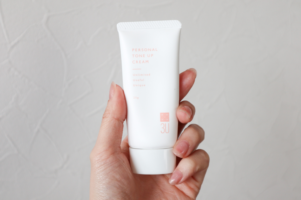 軽いのにファンデ級のカバー力！3Uのトーンアップクリーム